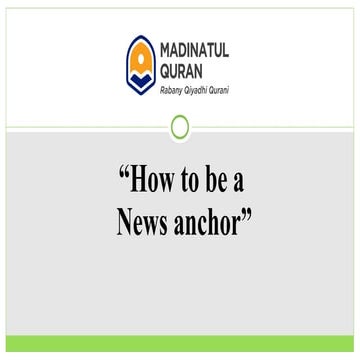 Public Speaking ; Basic for News anchor and .pptx