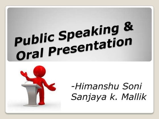 Oral presentation | PPT