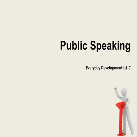 Public speaking slides | PDF