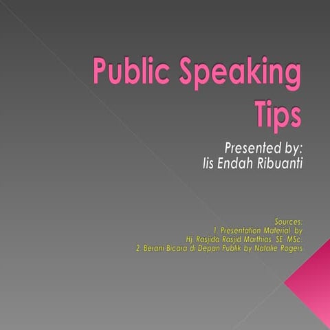 Public speaking humor | PPTX