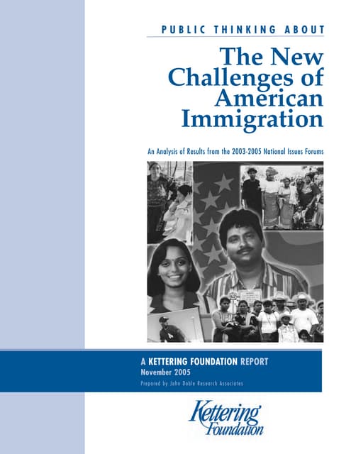 My opinion on immigration | PDF