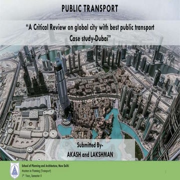 Critical Review on public transport case study Dubai .pptx