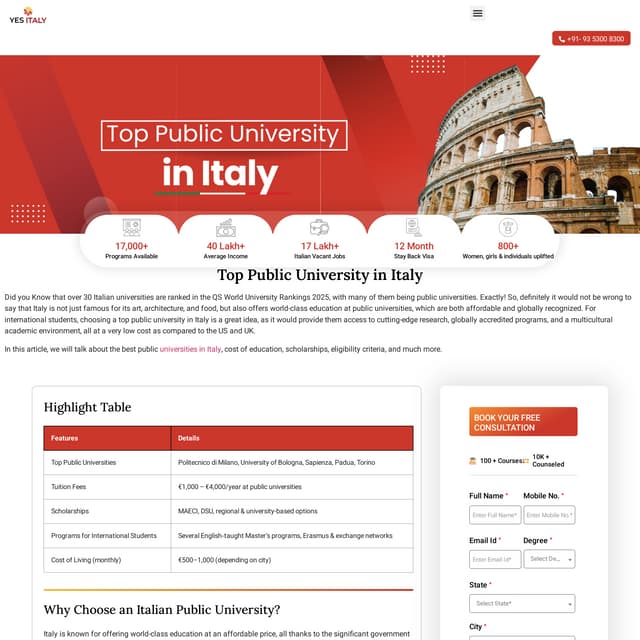 _Universities In italy.pdf