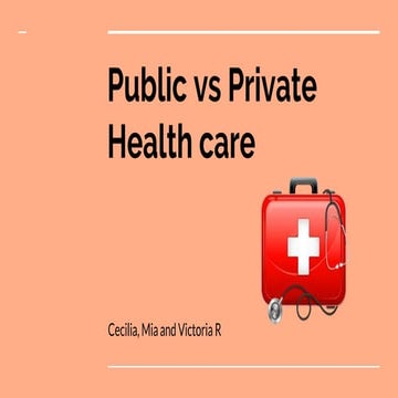 Public vs private health | PPTX