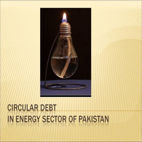 Circular Debt in Energy Sector of Pakistan | PPT