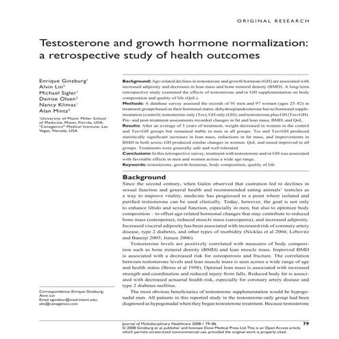 Testosterone Infographic | PDF