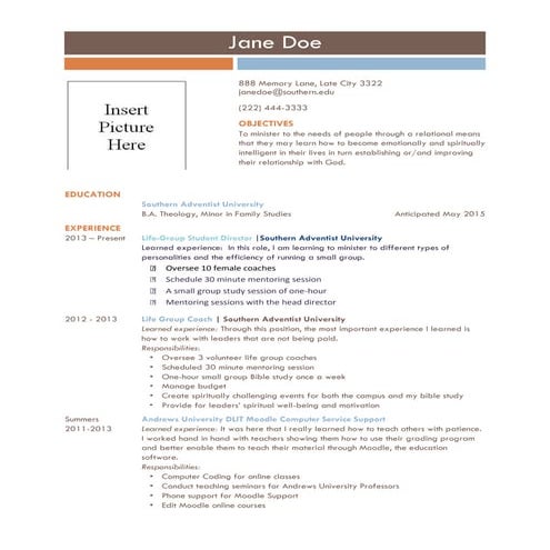 Published resume | PDF
