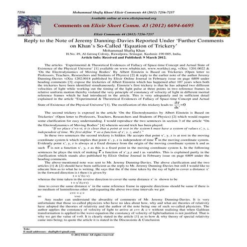 'On the Electrodynamics of Moving Bodies' by Albert Einstein is Based ...
