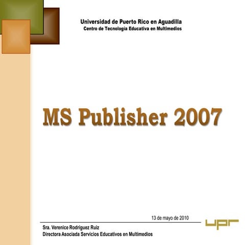 Que es microsoft publisher | DOC
