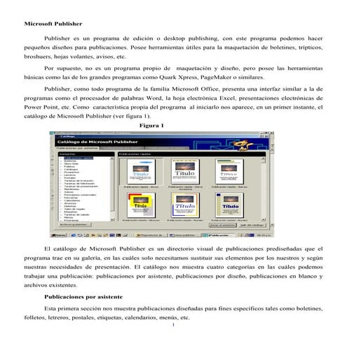 Guía básica de Publisher 2016 | PDF