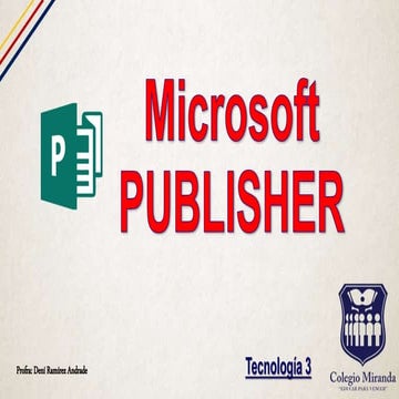 Practica Tres - Microsoft Publisher | PDF