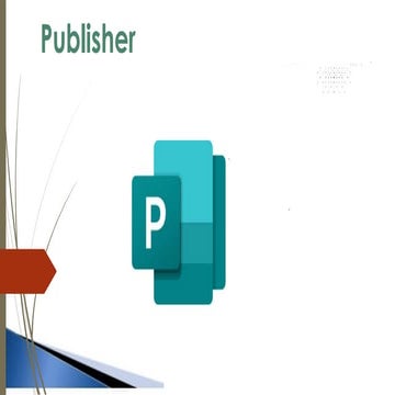 publisher introduccion y proyectos para iniciar | PPTX