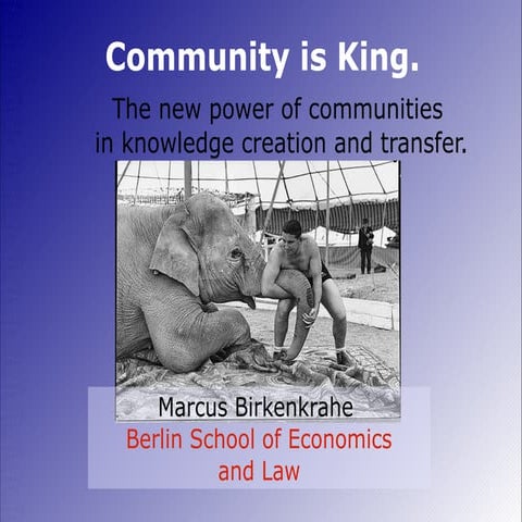Community is King | PDF