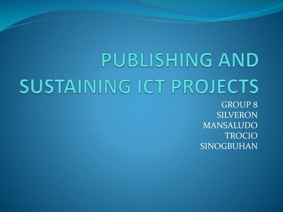 Developing an ICT Project for Social Change.pptx | Business | Business ...