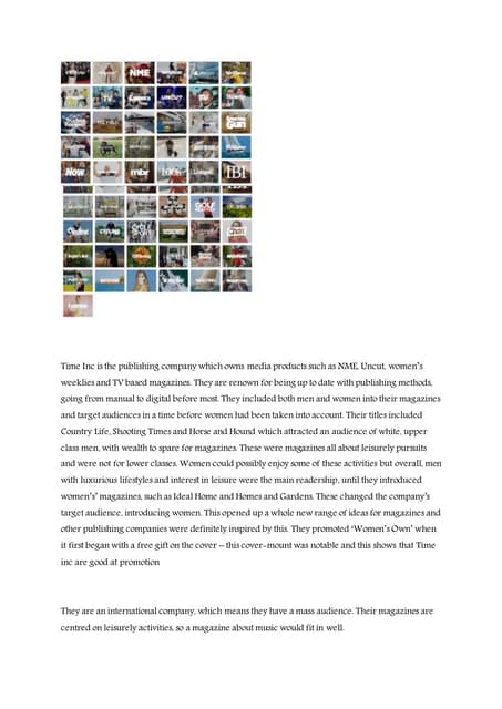 Media task 1 planning | PPTX