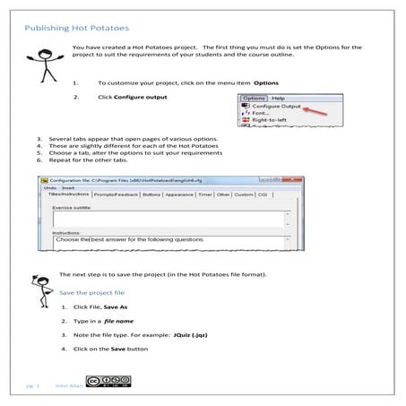 Publishing Hot Potatoes projects | PDF | Computing | Technology & Computing