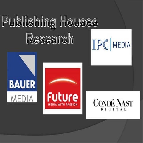 Publishing houses | PPTX