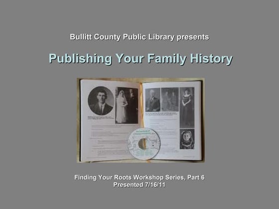 Getting Started Tracing Your Family History | PPT