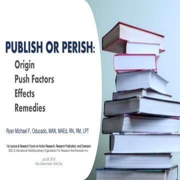 Publish or Perish | PPTX