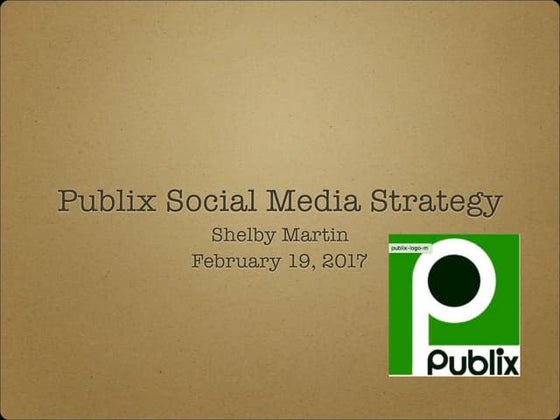 Publix final | PPT