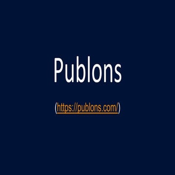 Publons | PDF