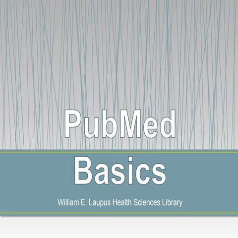 Pubmed | PPTX