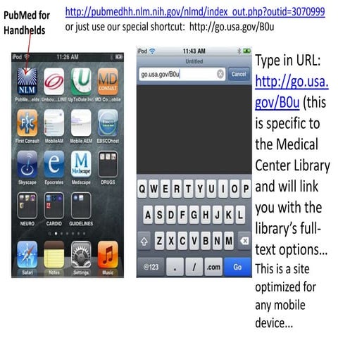 Pubmed handheld | PPTX