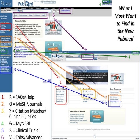 What I Most Want to Find in the New Pubmed | PPT