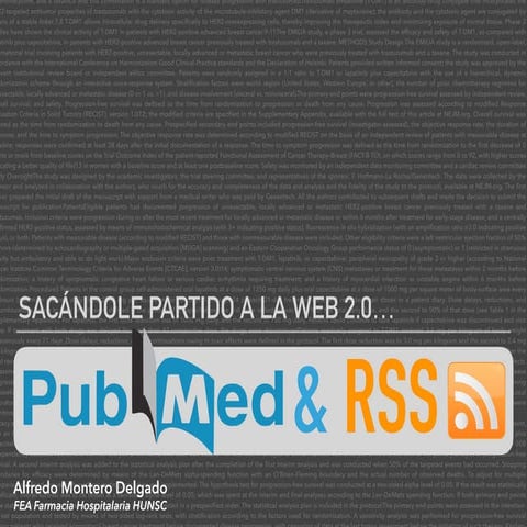 PubMed & RSS : Como sacarle partido a la web 2.0 si eres profesional ...