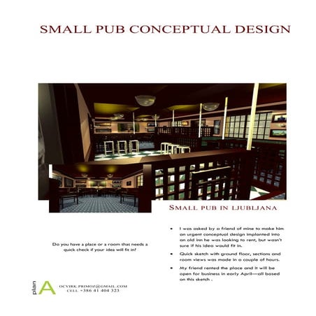 SMALL PUB CONCEPTUAL DESIGN | PDF
