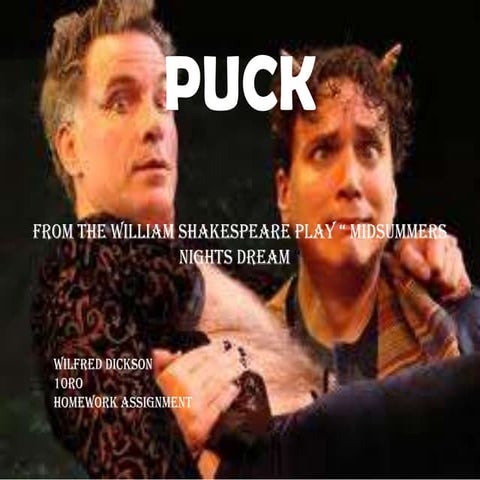 Puck from A Midsummer Night's Dream | PPTX