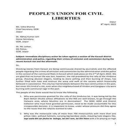 PUCL letter about Karauli violence on April 2.pdf