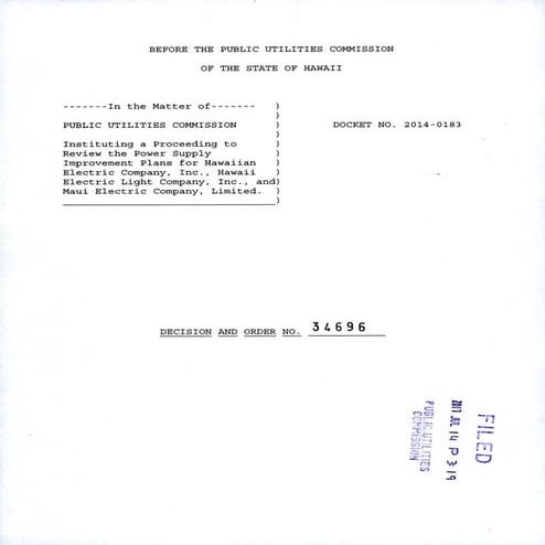 PUC PSIP Order | PDF