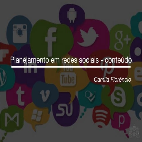 Planejamento De Redes Sociais | PPT