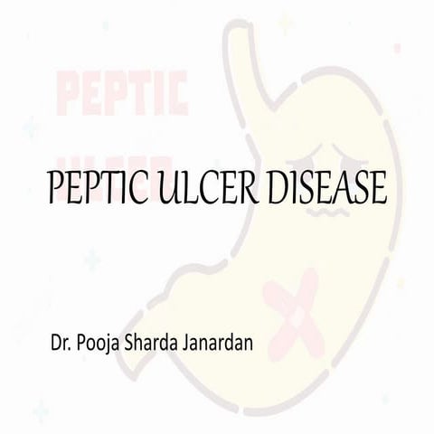 Peptic Ulcer Disease | PPT