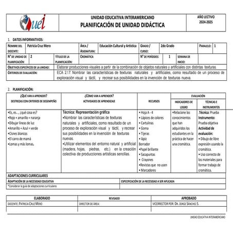 PUD Segundo Bachillerato UNIDAD # 2.docx