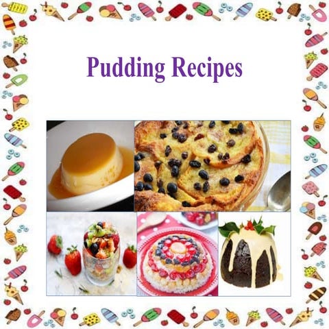 Pudding recipes | PPT