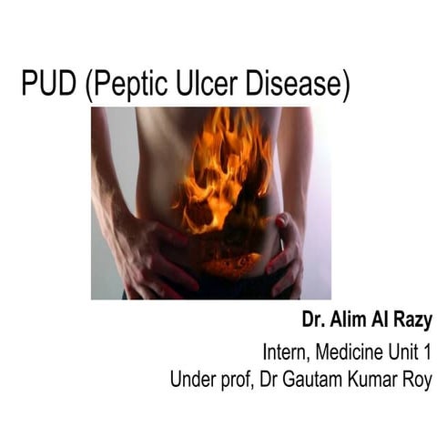 peptic ulcer disease | PPT