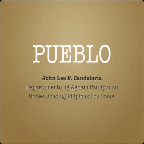 Pueblo | KEY