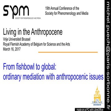 Michel Puech - From fishbowl to global: ordinary agency in the ...