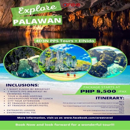 Puerto Princesa, El Nido, Balabac Tour Package.pdf
