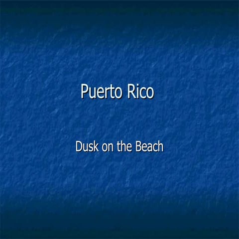 The Island of Puerto Rico... Poetry | PPT | R&B/Soul/Funk | Music