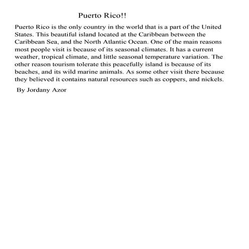 Puerto Rico | PDF