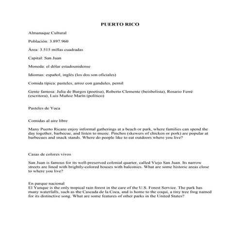 Puerto rico | PDF