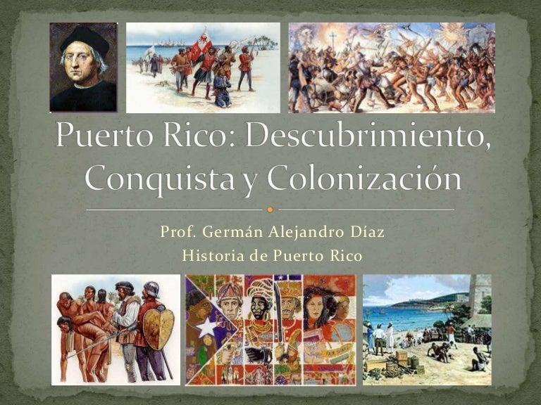 monitor Sombreado Vegetales conquista y colonizacion de puerto rico ...