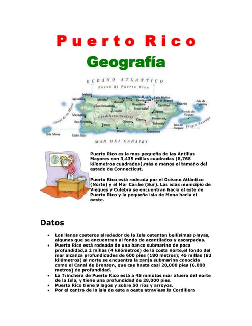 Las provincias geomofórmicas de Puerto Rico | PPTX