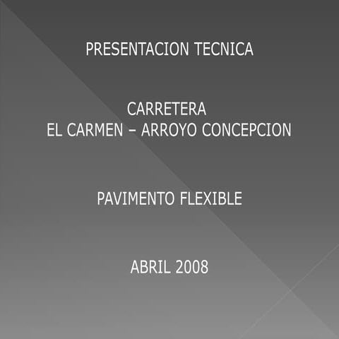 Carretera Santa Cruz Puerto suarez | PPT