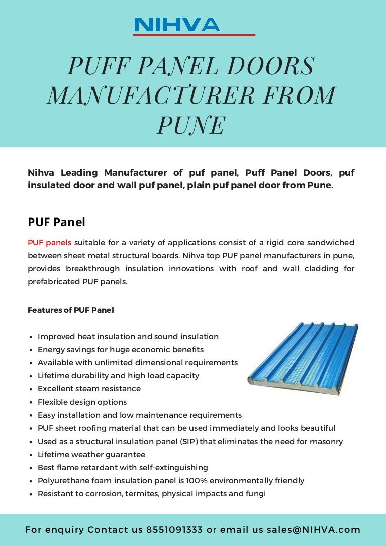 Puff Panel Doors Manufacturer From Pune