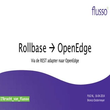 Rollbase via de REST adapter koppelen met OpenEdge | PPT
