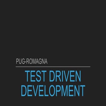 Test Driven Development With Phpunit Ppt 4373